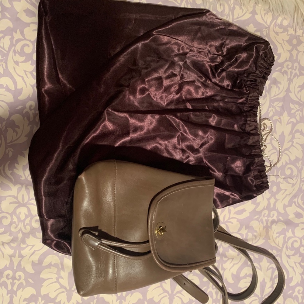 Coach Turnover Backpack With Dust Bag - Gem